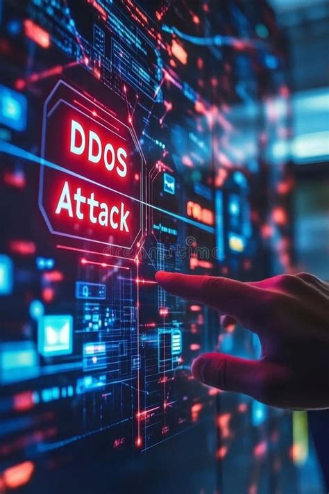 Cybersecurity Threat Businessman Analyzing Holographic Interface