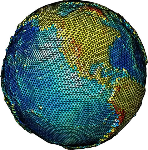 Conventional Semi Structured Meshing For The Sphere Showing A Regular