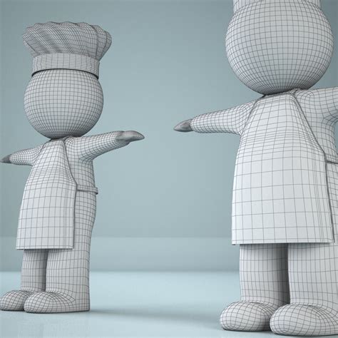 Tim Tom Characters Max 2011 3d Model Cgtrader