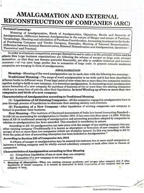 Amalgamation Absorption And External Reconstruction Pdf