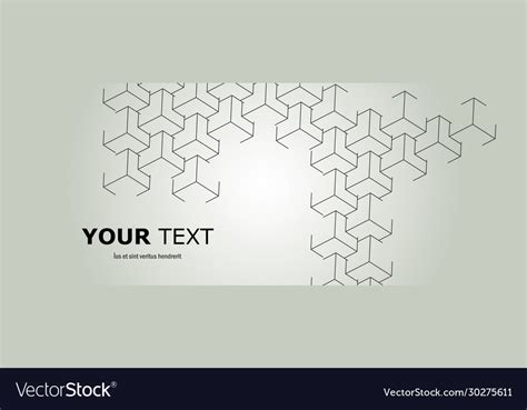 Abstract Polygonal Structure With Connecting Vector Image