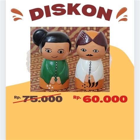 Jual Patung Boneka Dekorasi Kayu Couple Loro Blonyo Pengantin Khas Jawa