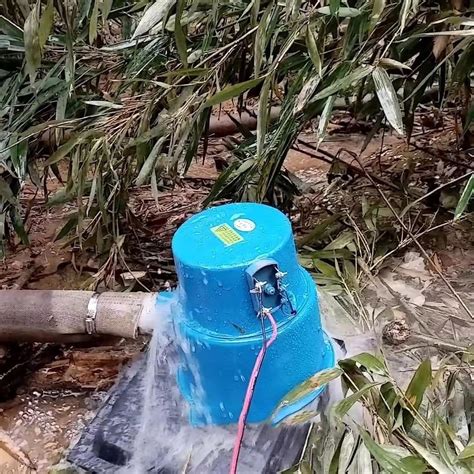 Zhozhut 300w Micro Hydroelectric Generator 220v Portable Water Turbine