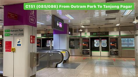 R151 Testing Smrt C151 085086 From Outram Park To Tanjong Pagar1