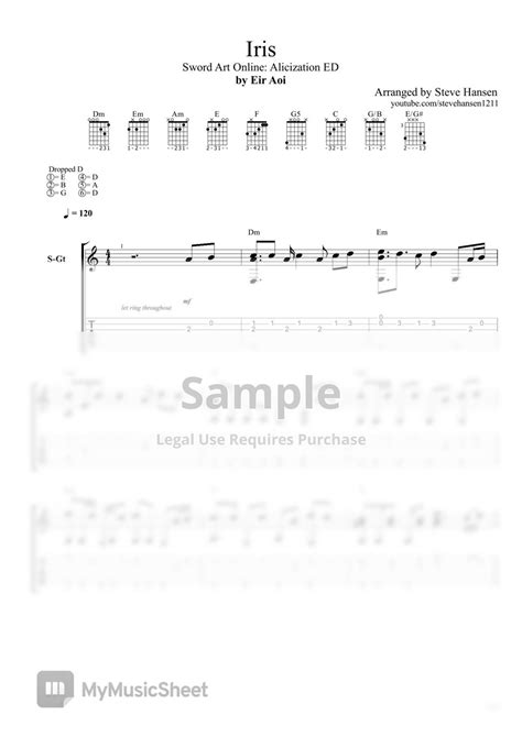 Guitar Chords For Iris