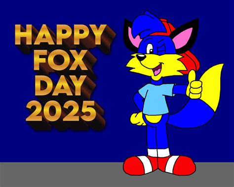 Happy Fox Day 2025 By Cartoonfoxart2002