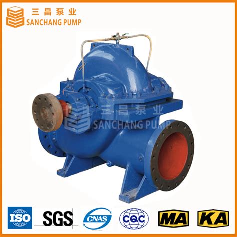 Single Stage Double Suction Axially Split Case Pump For Transferring Large Quantity Liquid