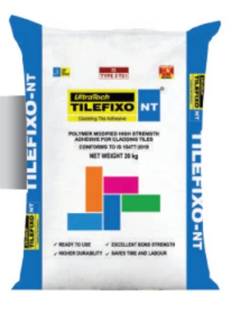 Ultratech Tile Fixo Nt Clading Tile Adhesive 20 Kg Bag At ₹ 480bag