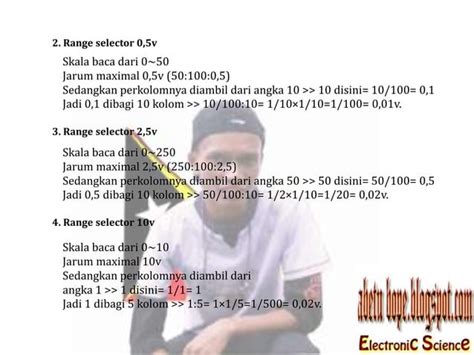 Cara Mengunakan Analog Avo Meter Pptx