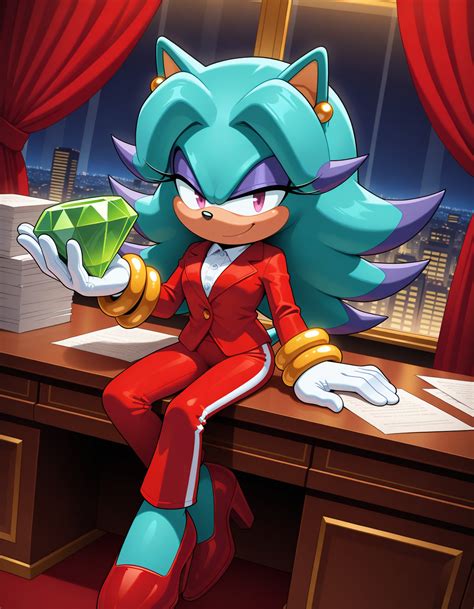 Breezie The Hedgehog Archie Comics Sonic The Hedgehog ｜ai Art Model