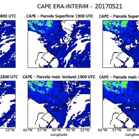 Convective Available Potential Energy Cape Em J Kg 1 Proveniente