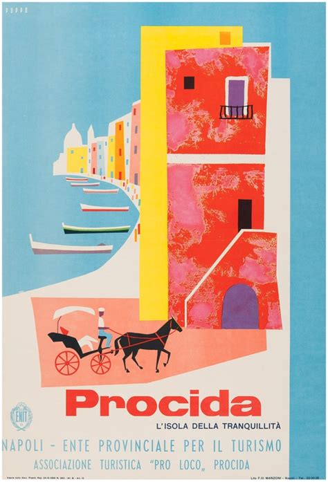 Procida Nellimmaginario Illustrato Mario Puppo E Jean Mallard Illustrazioni Seriali