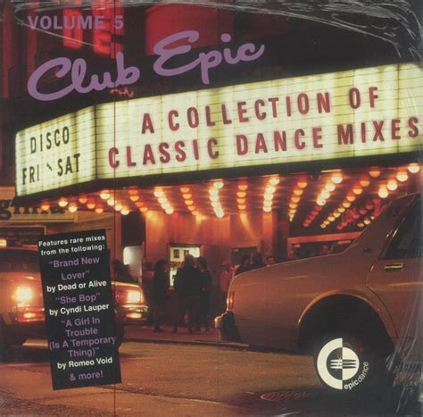 Club Epic A Collection Of Classic Dance Mixes Volume 5 1996 Vinyl