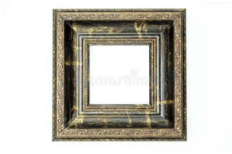 The Frame Is Brown The Frame Is Brown With A Small Pattern On A White