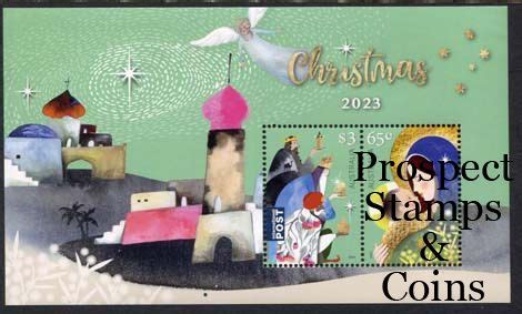 Stamps Australian Australian Decimal Muh Stamps 2023 Christmas