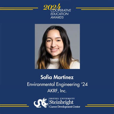 Drexel University College Of Engineering On Linkedin Congratulations To Sofia Martinez Who
