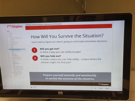 Part Of Training For A Staples Tech Associate Involves How To Survive
