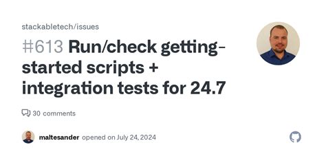 Runcheck Getting Started Scripts Integration Tests For 247 · Issue