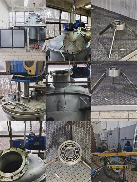 Installed Motor With Reducer For Slow Mixing The Project Has Been Brought To An End It Is