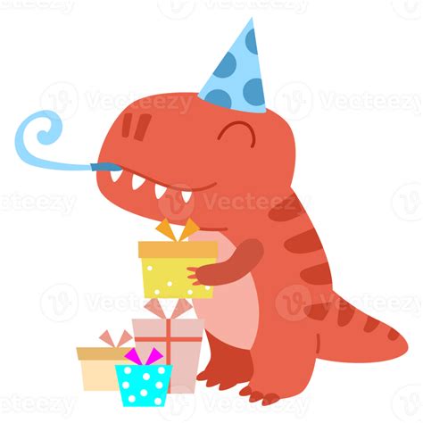 Dinosaur Party Clipart Happy Dino 26995237 Png