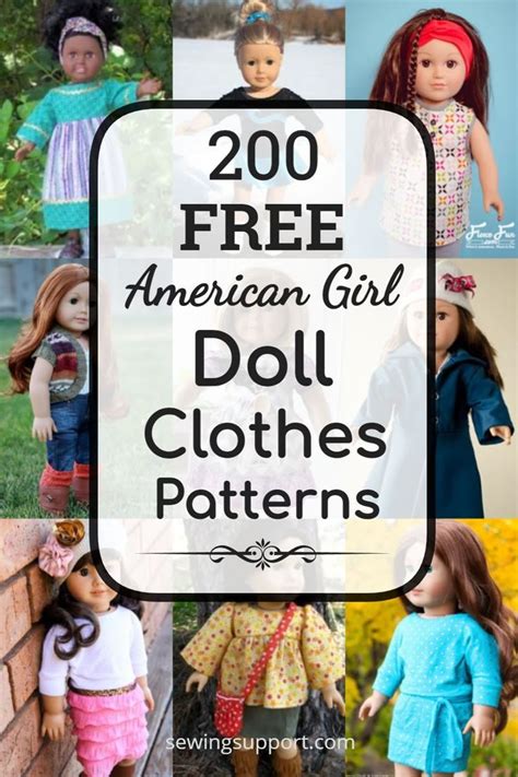 Free American Girl Doll Clothes Patterns 18 Inch American Girl