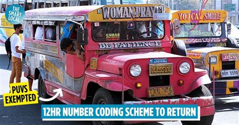 12 Hour Number Coding Scheme Archives Thesmartlocal Philippines Travel Lifestyle Culture