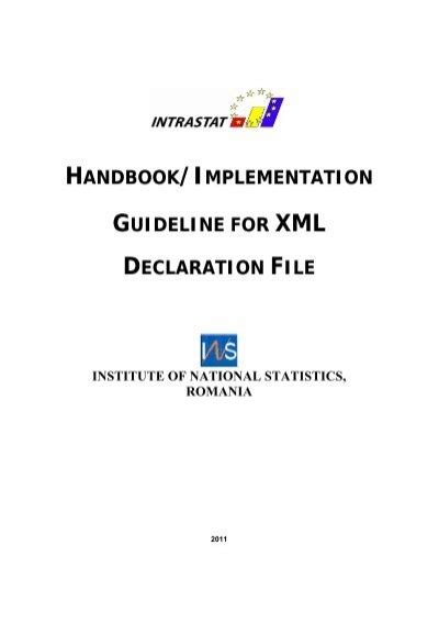 3 Xml Schema Documentation Intrastat