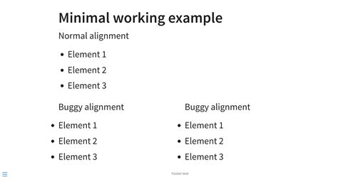 Lists Are Not Aligned Properly Inside `columns` Div Containers With