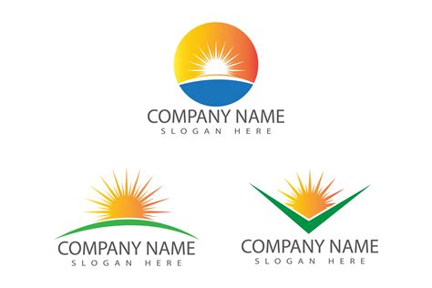 Sun Vector Illustration Logo Graphic By Redgraphic · Creative Fabrica