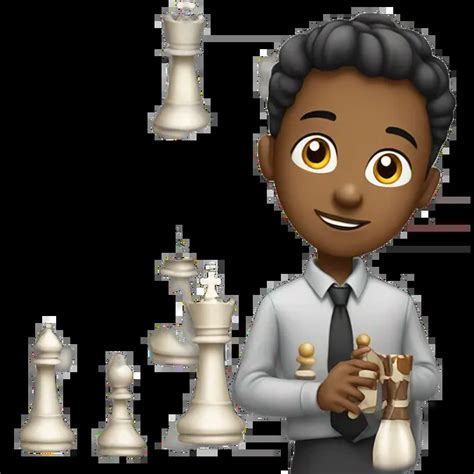 A Boy Playing Chess Emoji Ai Emoji Generator