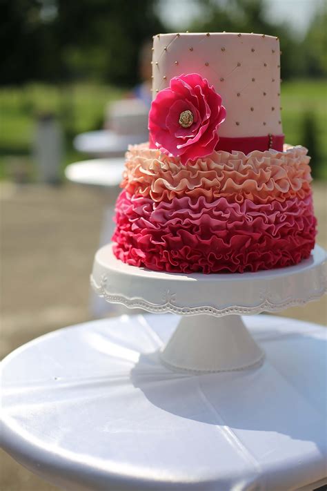 Free Picture Reddish Cake Pink Table Elegance Dessert Wedding