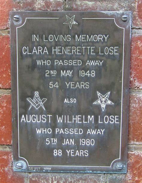 Clara Henriette Schmidt Lose Find A Grave Memorial