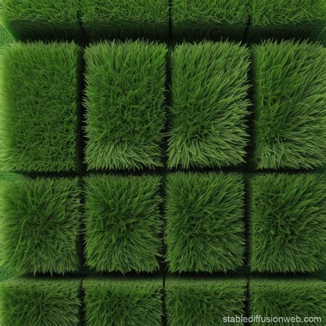 Modular Artificial Grass Block Stable Diffusion Online