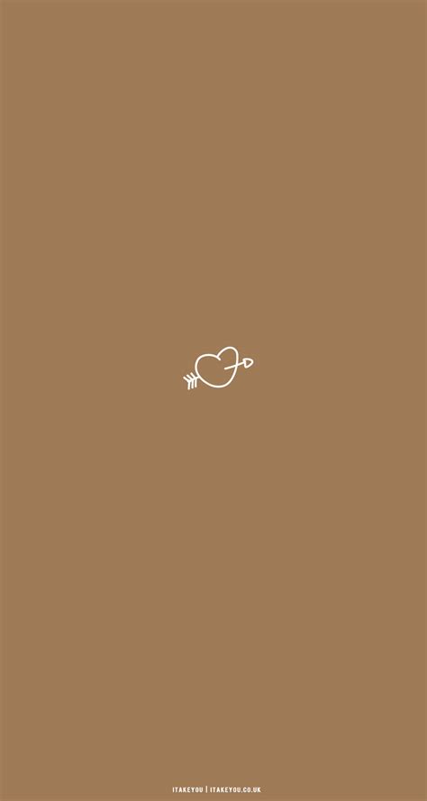 Brown Heart Aesthetic Wallpapers Wallpaper Cave