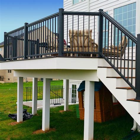 Pre Assembled Aluminum Deck Railing At Hamish Hale Blog