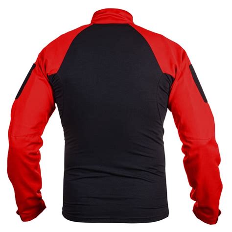 Blueline Tacticals Instructor Shirt Red Black Tacticals Be
