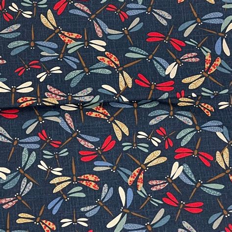 Dragonfly Fabric Etsy