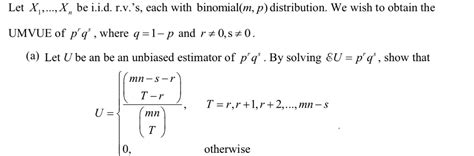 let x y be i i d r v s each with binomial m p distribution we