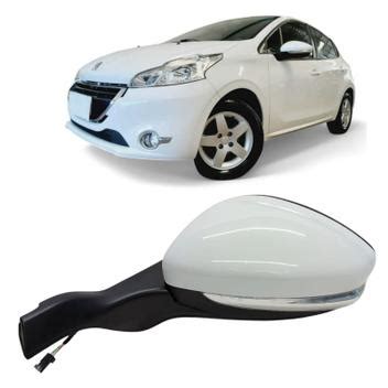 Retrovisor Eletrico Peugeot 208 2014 2015 2016 2017 2018 2019 2020 Lado Esquerdo Original