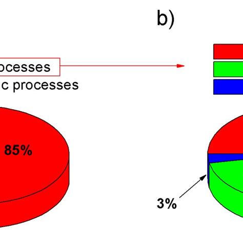 Diagram Presenting A The Contribution Of Catalytic Processes To The