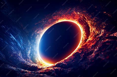 Black Hole Diagram Labeled Event Horizon