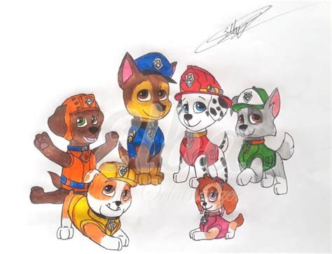 Paw Patrol The Movie Pups By Elbatheschnauzer On Deviantart
