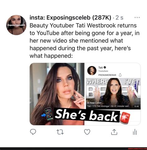 Exposingsceleb Insta Exposingsceleb 287k Beauty Youtuber Tati