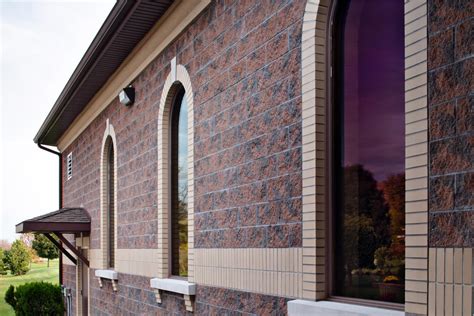 Split Face Block Stone Architecture Masonry Construction Rainscreen