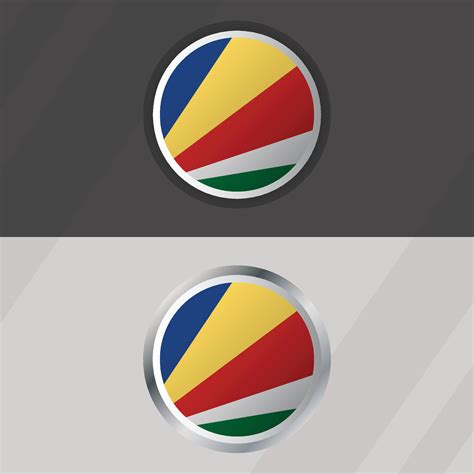 Seychelles Round Flag Template 45999938 Vector Art At Vecteezy