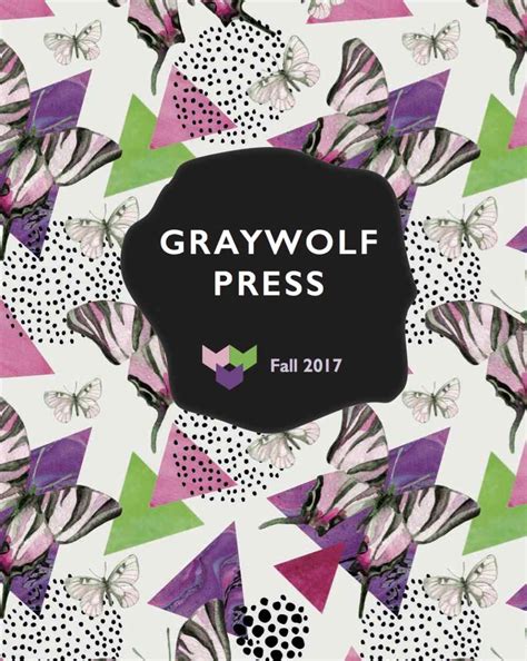 Catalogs Graywolf Press