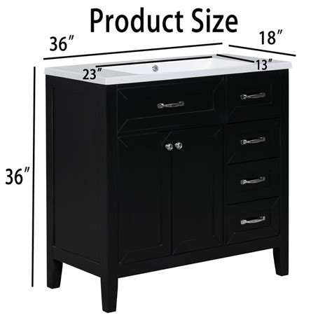 Lark Manor™ 36 Inch Bathroom Vanity Cabinet Wayfair