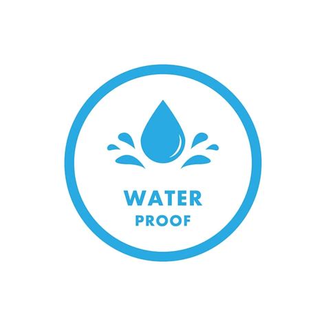 Premium Vector Waterproof Badge Vector For Product Leak Proof Vector