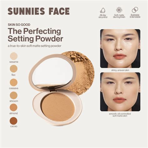 Sunnies Face Skin So Good The Perfecting Setting Powder True To Skin