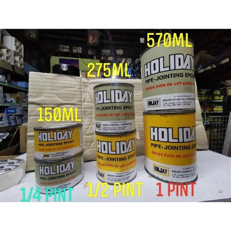 Holiday Pipe Joint Epoxy Adhesive Shopee Philippines